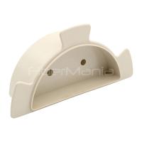 China White Half-Round Cable Spool 15-100mm for Fiber Patch Panel ODF Management for sale