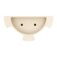 China White Half-Round Cable Spool 15-100mm for Fiber Patch Panel ODF Management for sale