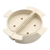 China White Half-Round Cable Spool 15-100mm for Fiber Patch Panel ODF Management for sale
