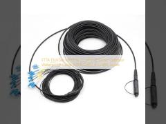 G657A1 OptiTap MPO προς LC UPC 12 πυρήνες εξωτερικό αδιάβροχο καλώδιο 9/125 LSZH
