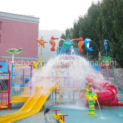 China Fiberglass Splash Water Park Playground Hot DIP Galvanizing With Bucket for sale
