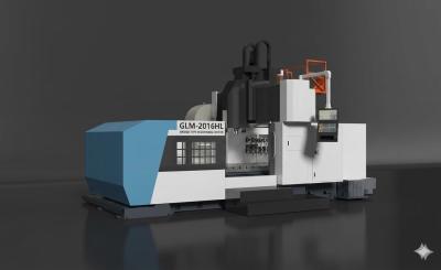 China CNC Machining Centre Heavy Duty Gantry Machining Center GLM-2016HL with FANUC System  High Precision Double Column Bridge Mill for Large Molds for sale