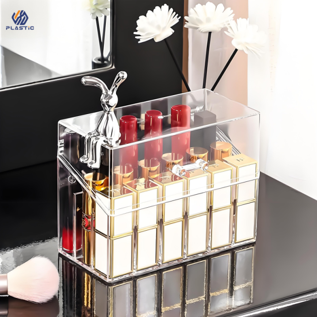 Custom acrylic storage solution