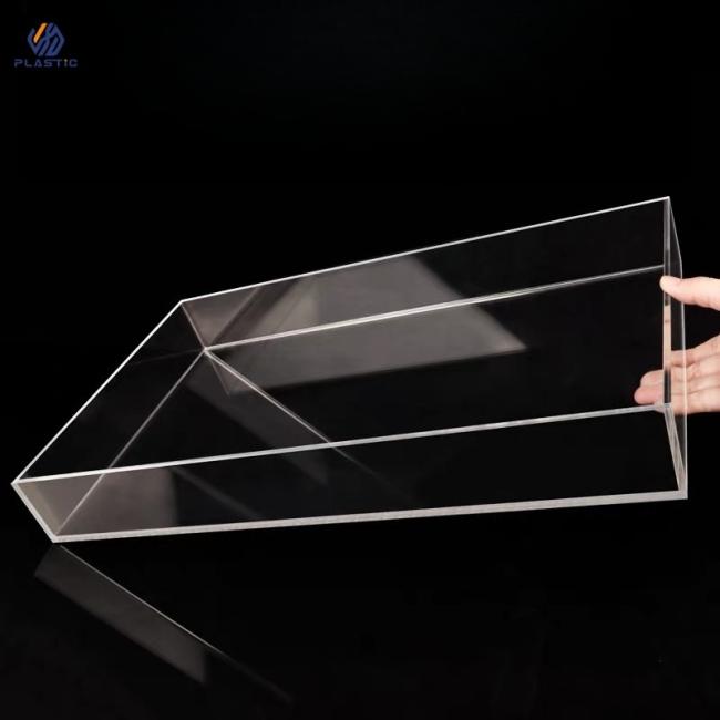 Clear acrylic display tray showing transparent storage solution