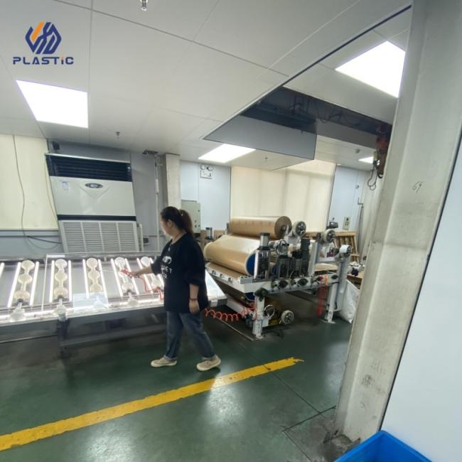 Advanced acrylic production machinery in manufacturing facility