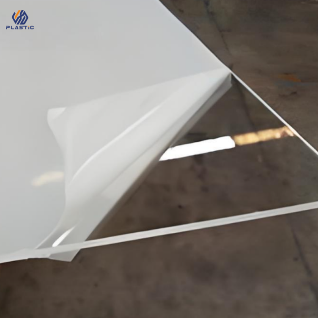 Clear acrylic sheet product display