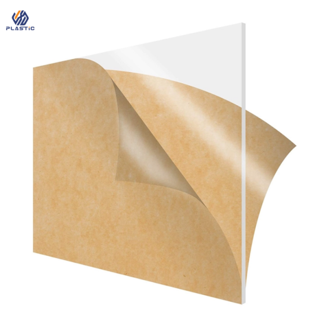 Acrylic sheet dimensional illustration