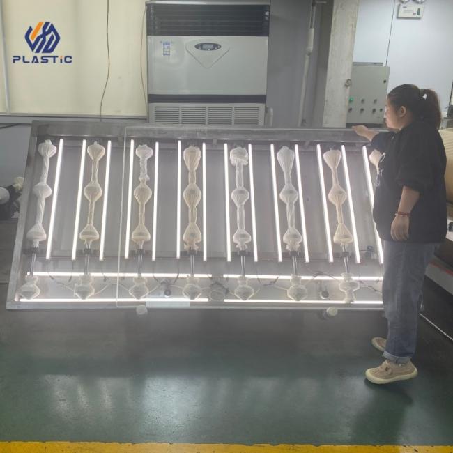 Quality control inspection of acrylic sheets