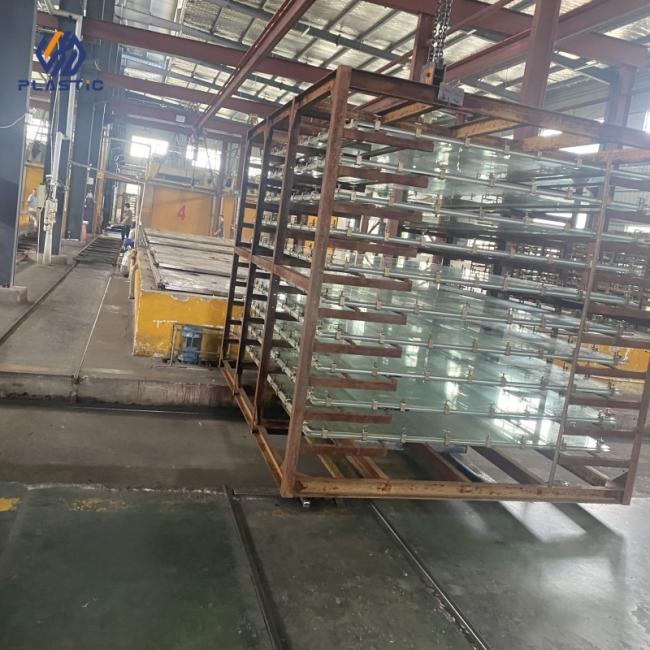 Automated cutting process for acrylic sheets