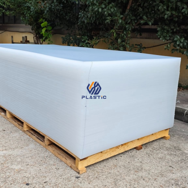 Clear cast acrylic sheet product display
