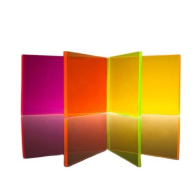 Cina Carte magnetiche in foglio acrilico di colore neon PMMA personalizzate per il taglio laser in vendita