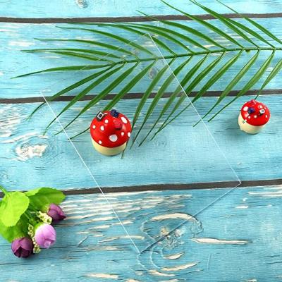 Cina Carta acrilica trasparente trasparente Perspex tagliata su misura personalizzata 1MM 3MM in vendita
