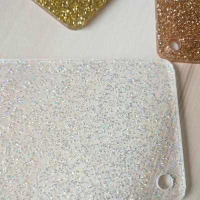 Cina 6ft x 10ft 3mm Plexiglass Glitter Lastre di plastica ignifughe in vendita