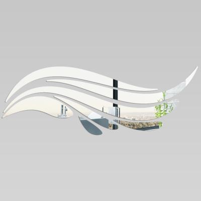Cina Plexiglass di plastica specchio pannelli di foglio acrilico adesivo 1 mm per la decorazione della casa in vendita