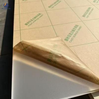 China Weather Resistance Cast Acrylic Sheet 93% Light Transmission For Light Box for sale