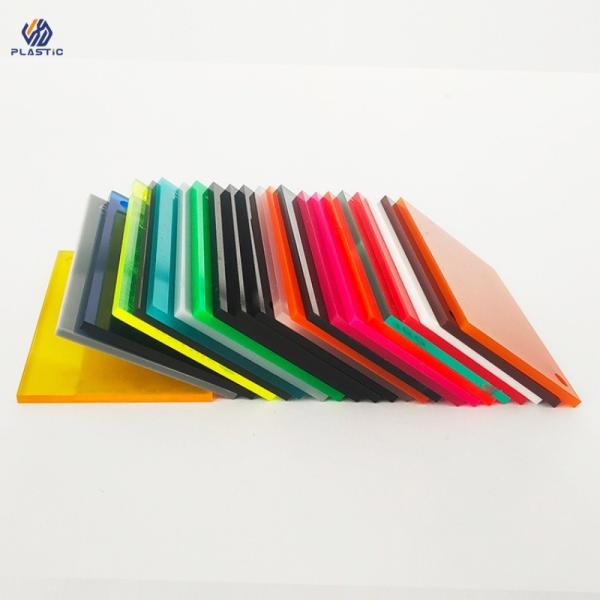 Quality Transparent / Opaque Color Acrylic Sheet High Impact Resistance 1.5mm-300mm Thick for sale