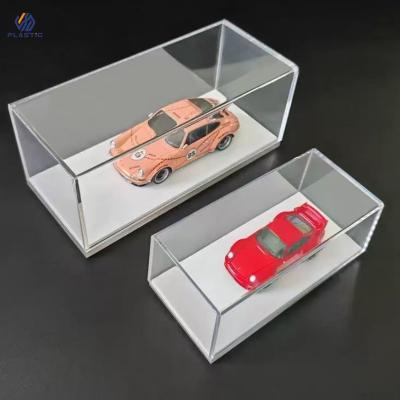 China OEM Acrylic Model Display Box Scratch Resistant For Personal Collection Display for sale