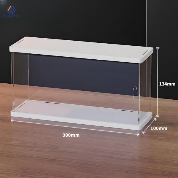 Quality Clear Acrylic Display Boxes For Collectibles Showcase Acrylic Box Scratch Resistant for sale