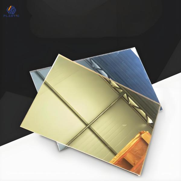 Quality Silver Mirror Acrylic Sheet 1.2g/Cm3 Density Lightweight Virgin MMA for sale