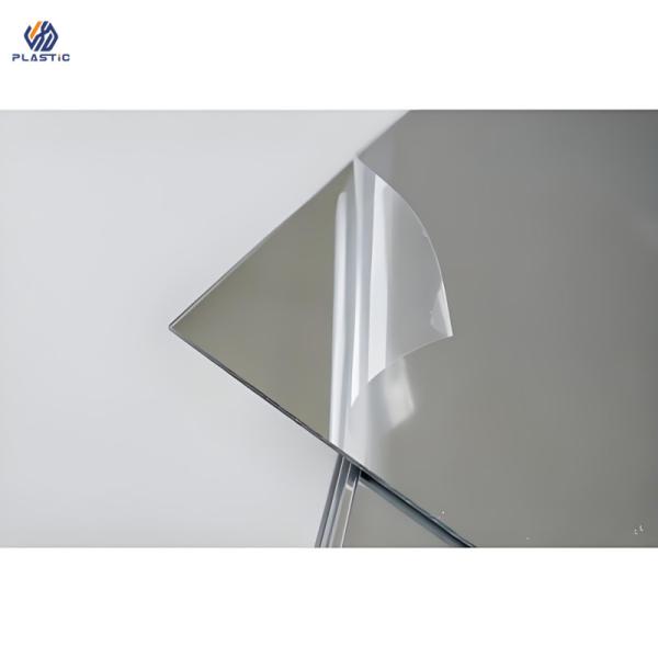 Quality 100% Virgin PMMA Acrylic Mirror Sticker Logo Printed High Scratch Resistance for sale