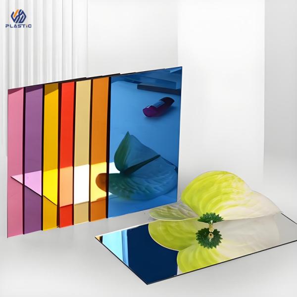 Quality Wall Decorative Silver Acrylic Mirror Panels CNC Cut With Logo Printed for sale