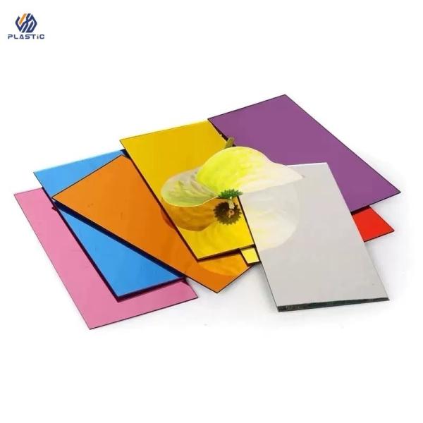 Quality Cuttable Acrylic Mirror Panels Coloured Acrylic Mirror Sheet For Wall Decorative for sale