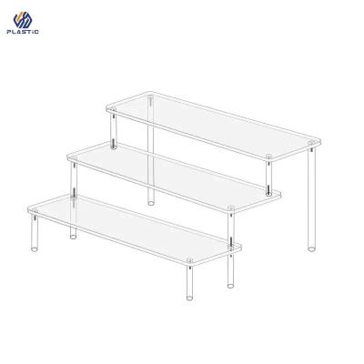 China Versatile virgin PMMA Acrylic Display Stands for jewelry cosmetics electronics for sale
