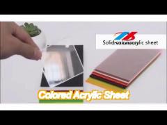Cast Translucent Colored Acrylic Sheet Poly Material Bendable 2000 X 1000