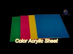 1.2g/cm3 density colored acrylic sheets cast process for retail / advertising displays