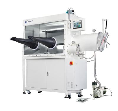 China High quality Single Working Station Vacuum Glove Box Battery Machine Gn-GB-1 Glove Box for Lithium Battery for sale