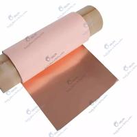 China Lithium Battery Raw Material Conductive Carbon Coated Copper Foil for sale