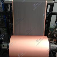 China Lithium Battery Raw Material Conductive Carbon Coated Copper Foil for sale