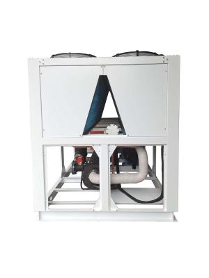 China Semi-hermetische luchtgekoelde schroefchiller 150 pk 270 kW/uur Te koop