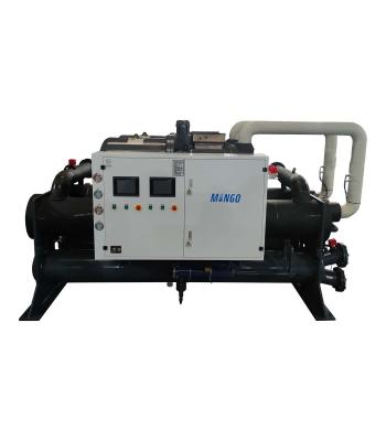 China ISO Water Cooled Screw Chiller 1100HP 1100KW/Hr 189.2m3/H Circulation Flow Dual Circuit for sale