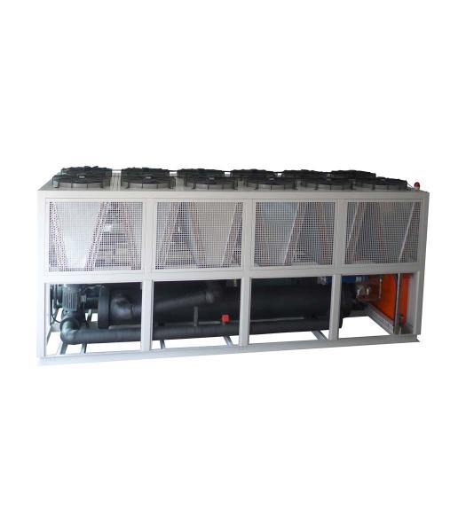 Quality Compact Air Cooled Screw Chiller 150HP 150KW With Fans Aluminum Fin for sale