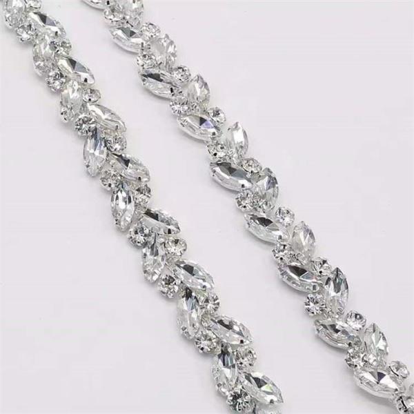 Quality Crystal Rhinestone Chain Ab Color And Clear Color for sale