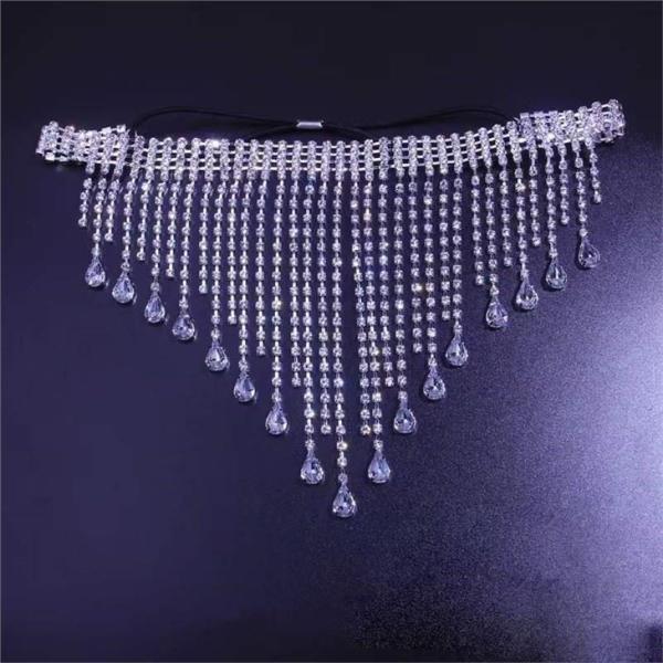Quality K9 Crystal Shiny Rhinestone Chain Silver for sale