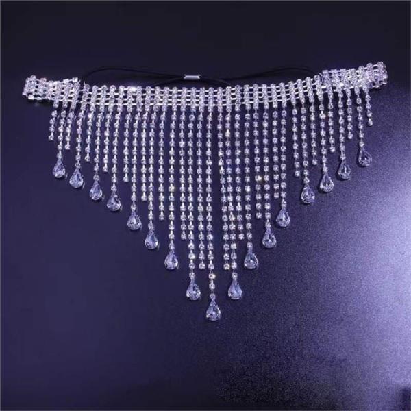 Quality K9 Crystal Shiny Rhinestone Chain Silver for sale