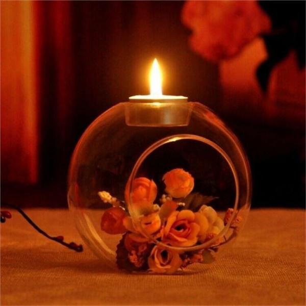 Quality Wholesale Diameter 10cm Round Hanging Round Shape Glass T for sale