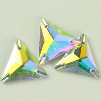 China Best Quality Triangle Shape Sew On Stone Crystal Flat Back for sale