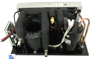 China Lightest battery supply 24V DC Stainless water cooled Liquid Chiller for pure Water cycling refrigeration for sale