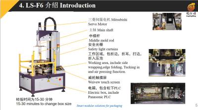 Cina Multifunctional Gift Box Forming Making Machine Pneumatic Driven in vendita