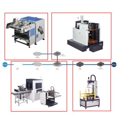 Cina 220V Semi Automatic Rigid Box Making Machine For Candy Box in vendita
