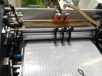 China Fully Automatic Small Cardboard Box Making Machine , Rigid Folding Box Machine for sale