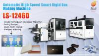 China fully automatic double forming high speed accuracy rigid box making machine for sale
