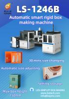China 1246B Fully Automatic Rigid Box Set Up Box Folding Machine For Paper Lining, for sale