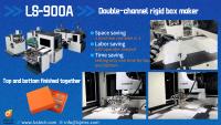 China Automatic Double Duty Rigid Box Making Machine For Watch Box Maker for sale