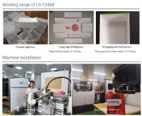 China Automatic high speed smart rigid box making machine for small size box making visual positioning for sale