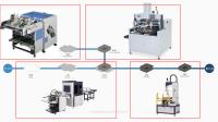 China Hardcover Making Machine 2109kg Wrapping Paper Lining Machine for sale