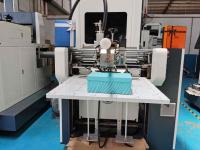 China Rigid Top Bottom Automated Box Making Machine Box Width 89mm 400mm for sale